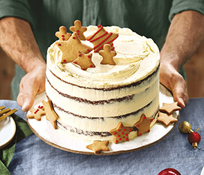 Gingerbread layer cake